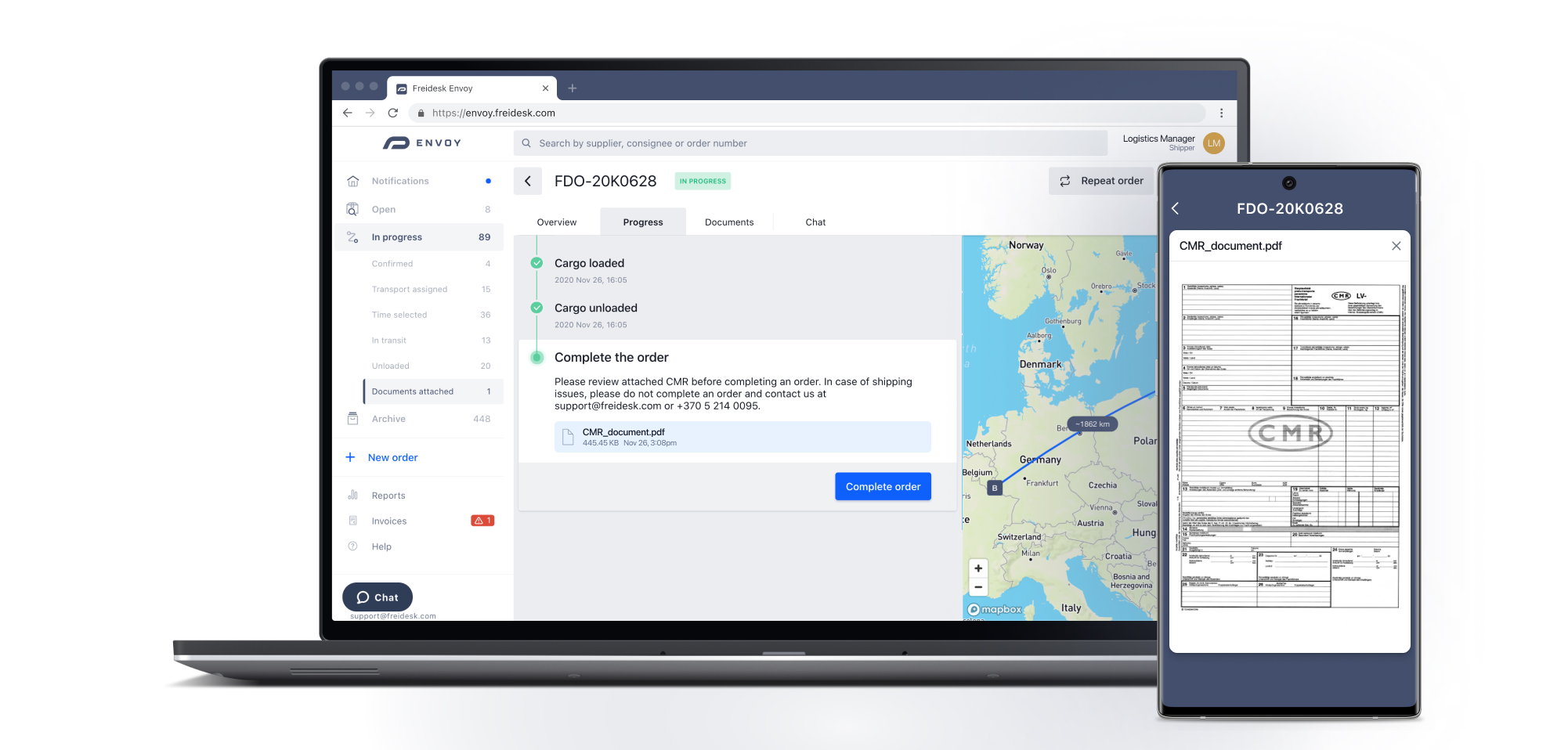 Freidesk | Logistics automation software